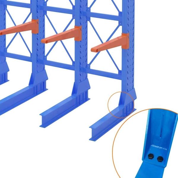 Quality Industrial Single Cantilever Rack for Sheet Metal Storage Weight Capacity 300 for sale