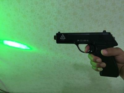 China Pistol gun type Laser Dazzlers, ABS housing for sale