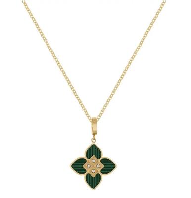 Cina MINTER 3 Pcs Lucky Four-Leaf Clover Jewelry Shine Diamond Gold-Plated  Necklace Earrings Bracelet in vendita