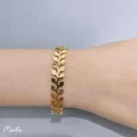 China Olive Leaf Cuff Bracelet For Lady for sale