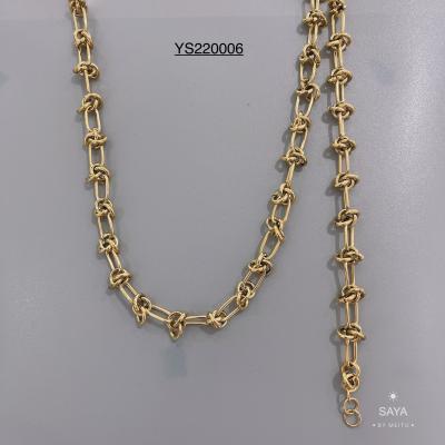 Cina Bracciale ad anello con set di gioielli a catena per industria pesante in acciaio inossidabile di marca di lusso in vendita