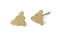 China Simple Luxury Silver Bee Earrings for sale