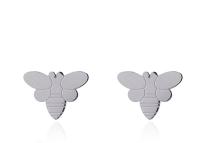 China Simple Luxury Silver Bee Earrings for sale