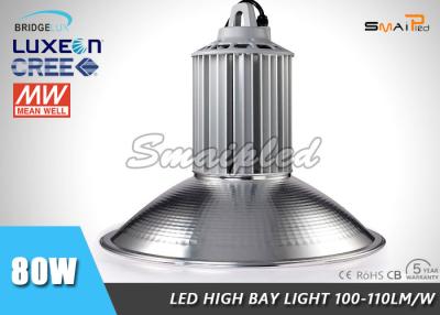 China CRI 80 Factory High Bay LED Light 80w 3000K Warm White , LED High Bay Lamp for sale
