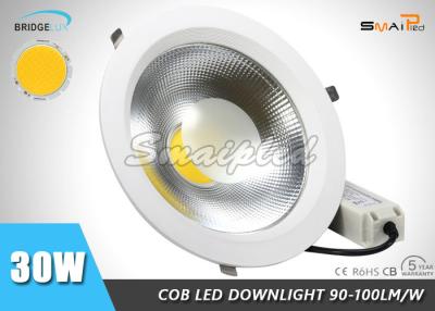 China Dimmable 30W 110V Home LED Ceiling Downlight Fixtures With CE / ROHS for sale