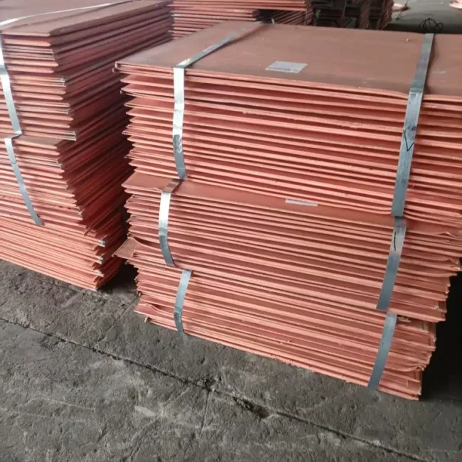 99.99% Pure Copper Cathodes - Versatile Scrap for Various Industries