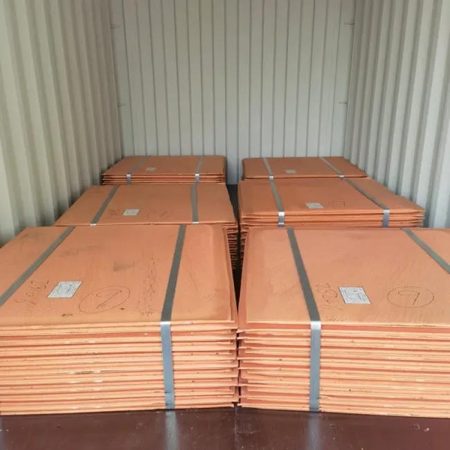 99.99% Pure Copper Cathodes - Versatile Scrap for Various Industries