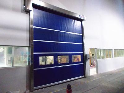 China Full Transparent 1.5mm PVC Window High Speed Industrial Doors In Warehouse for sale