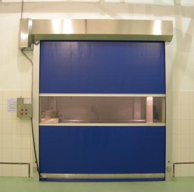 China High Frequency Motor Fast Acting High Speed Roll Up Door For Warehouse for sale