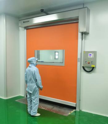 China Snel oplopende deuren die tot 100 inch per seconde openen voor de schoonmaakruimte for sale