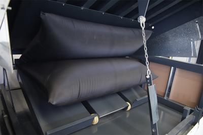 China Nivelador de doca de airbag de três fases para plataforma de concreto, nivelador de doca telescópica à venda