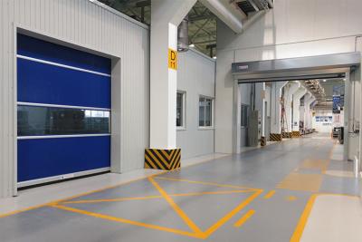 China High Frequency Motor Industrial High Speed Shutter Door Outside Application for sale