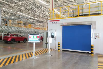 China High Frequency Motor Fast Acting High Speed Roll Up Door For Warehouse for sale