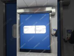 Op maat gemaakte plastic film reparatie stofbarrière hoge snelheid rits deur voor industriële