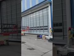 Portão de cortina de rolamento de armazém Portas de empilhamento de alta velocidade