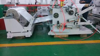 Cina Nastro dell'asse doppio/macchina di taglio abrasivi etichetta dello spazio in bianco con il sistema dello SpA in vendita
