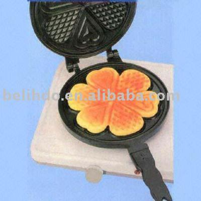 China Manual cast aluminum waffle maker for sale