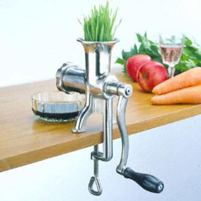 China Manual Stainless steel wheatgrass juicer for sale
