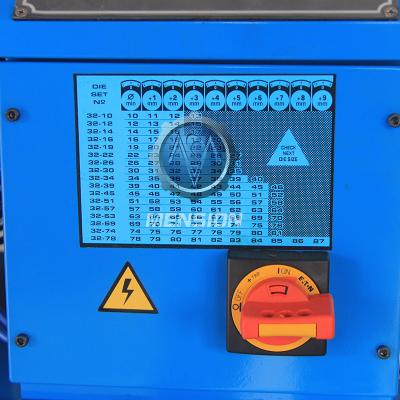 China P32 Máquina de compressão de mangueiras de alta pressão Máquina de reparação de mangueiras de pressão de tubos hidráulicos à venda