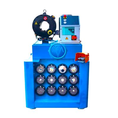 China Hydraulic Hose Crimping Machine with 650T Crimping Force 13 Die Sets and 31.5Mpa System Pressure for sale