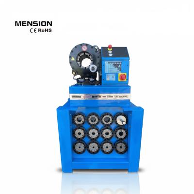 China SP32 AC Hose Crimping Machine with 650T Crimping Force, 13 Die Sets, and 31.5Mpa System Pressure for sale
