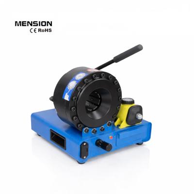 China Finn Power P16HP Portable Hydraulic Hose Crimper with 150T Crimping Force and 7 Die Sets for On-Site Repairs for sale