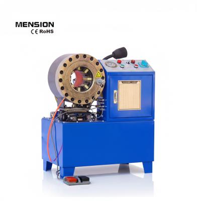 China Portable Hydraulic Hose Crimper with 500T Crimping Force, 14-87mm Crimping Range, and 10 Die Sets for sale