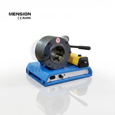 China Portable Hydraulic Hose Crimper with 200T Crimping Force, 12 Die Sets, and Hand Pump Drive for sale