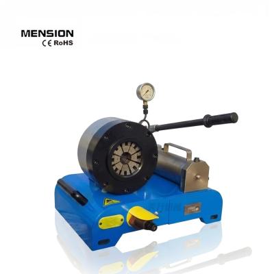 China Manual Brake Hose Crimping Machine with 200T Crimping Force, 12 Die Sets, and Portable Manual Pump for sale