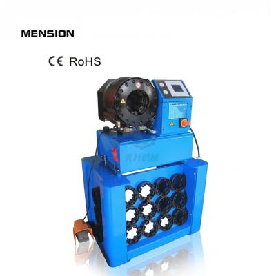 China Hydraulic Hose Crimping Machine with 650T Crimping Force PLC Control System and Quick Change Die Sets for sale