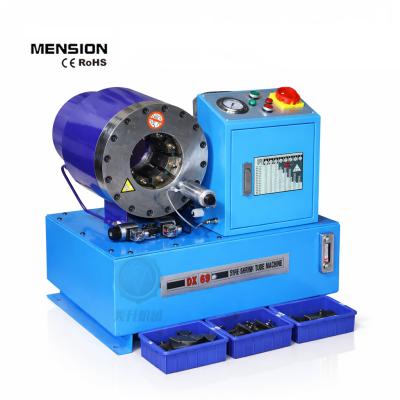 China DX68 Hydraulic Crimper High Precision 500T Crimping Force Workshop Service Hose Crimping Machine for sale