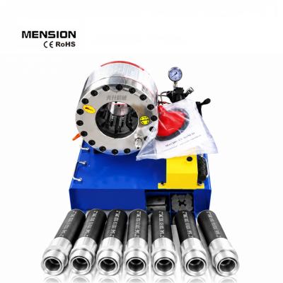 China Manual Hydraulic Hose Crimper 2 Inch with 350T Crimping Force 10 Die Sets and Portable Hand Pump for sale