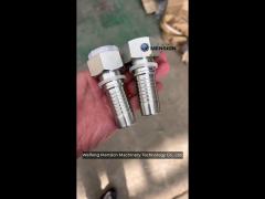 carbon stainless steel hydraulic hose pipe fittings swaged pipe fitting o - ring