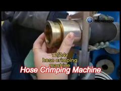 ms-51dc portable hydraulic hose crimping machine - 12v/24v dc 2 inch hose crimper with 10 sets