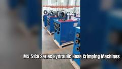 MS-51CG Series Hydraulic Hose Crimping Machines Packed and Ready for Shipment