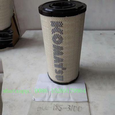 China komatsu spare parts air filter 600-185-3100 from china supplier for sale