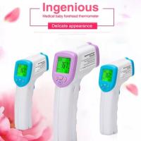 China Multi Color Digital Forehead Thermometer Plastic Alarm Function for sale