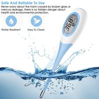 China LCD Display digital fever thermometer with flexible tip and 8 seconds for sale