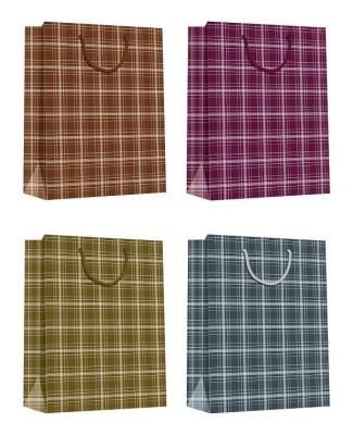 China Different colors frid Paper Shopping Bags for luxury cloth, wallet, belt for sale