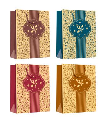 China Wholesale TOP Quality Reusable Custom Logo printing Kraft Paper Bag for sale