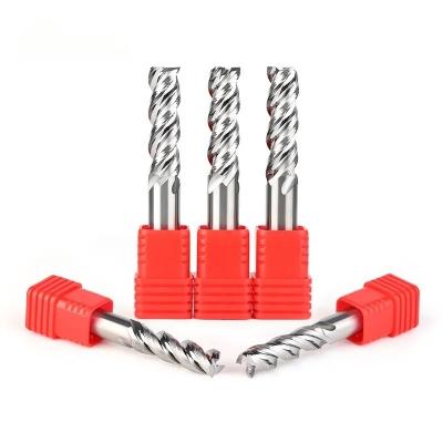 China HRC50° Procesamiento general de carburo 4 Flutes de tungsteno cortador de molino de extremo plano en venta