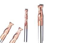 China Two Flutes CNC End Mills For Tungsten Carbide General Processing for sale