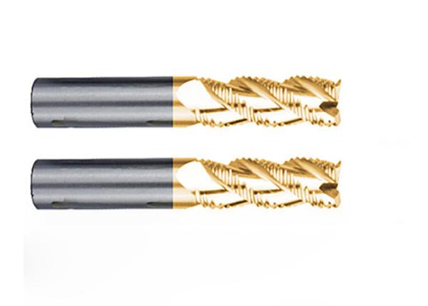HRC55° Ripple Solid Carbide Roughing Tungsten Carbide Material Cnc Roughing End Mill Corrugated Milling Cutter