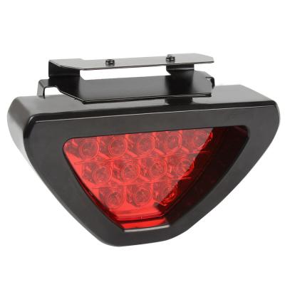 China F1 Style 12 LED Car Blinking Triangle Rear Tail Brake Lamp Bulb Flash Universal Fit 12V 12*6.8*5.5cm for sale