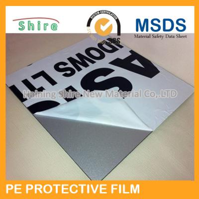 China Printable Black & White Aluminum Panel Protective Film Corrosion Resistant for sale