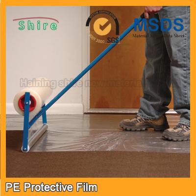 China Anti Dust Plasticover Carpet Protection Film Clear 24