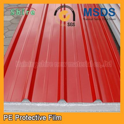 China Temporary Surface Protection Films And Tapes For PPGI / PPGL Corrugated Roofing Sheet for sale