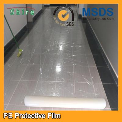 China Auto Carpet Adhesive Protective Film , Protective Floor Film Protector Dust Proof for sale