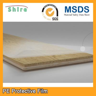 China Heavy Duty Hard Floor Protection Film Roll 25M X 500MM Easy Peel Off for sale
