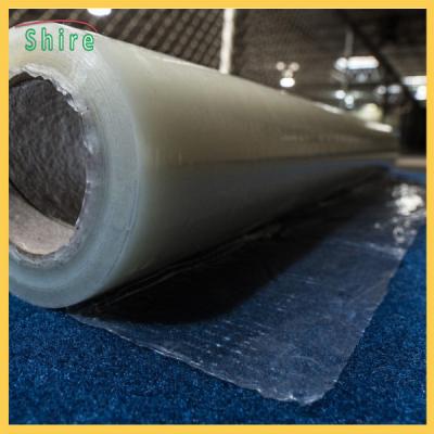 China Fire Retardant Carpet Masking Film , Plastic Carpet Protector Roll 20MIC Thick for sale